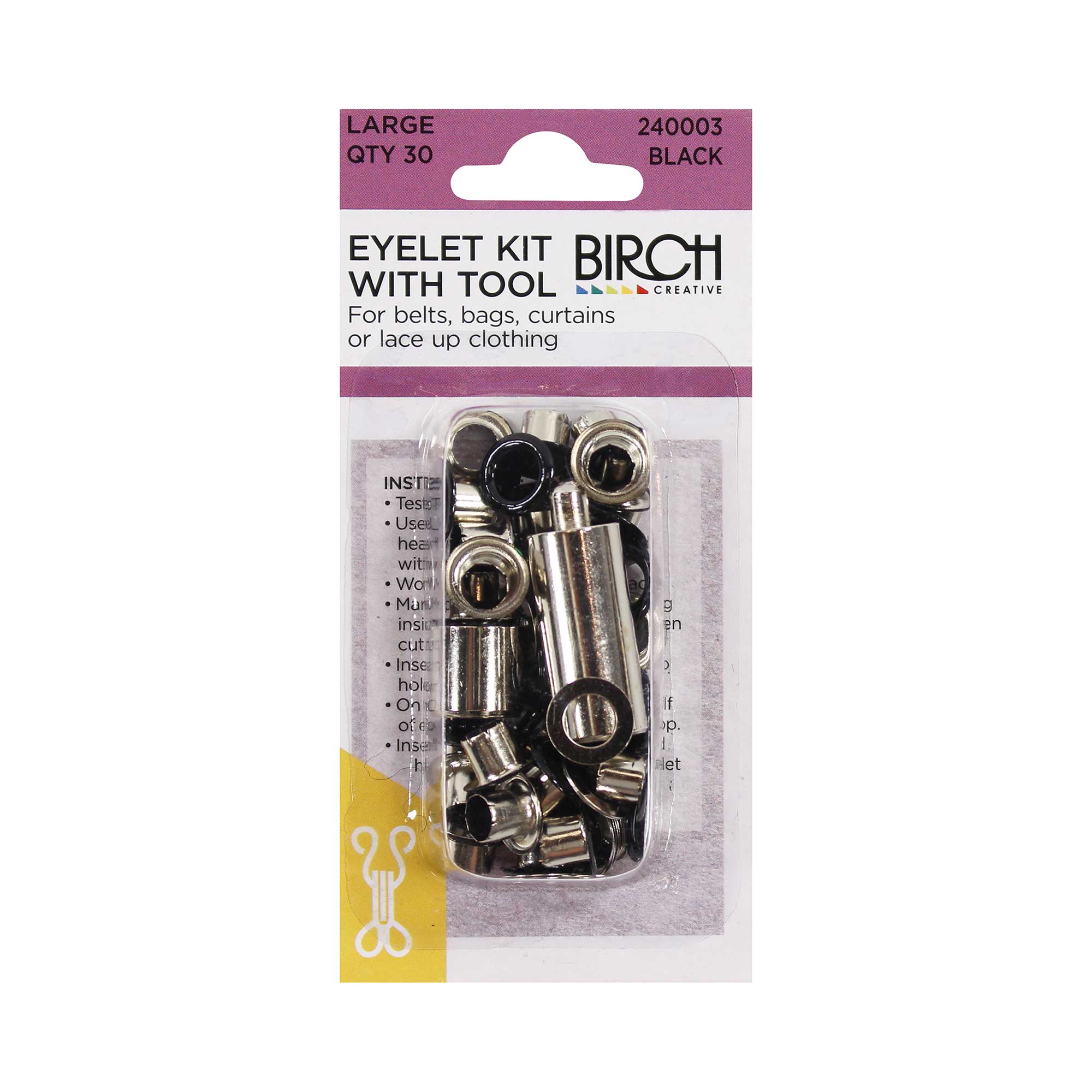 EYELET KIT & TOOL LGE » Birch Wholesale