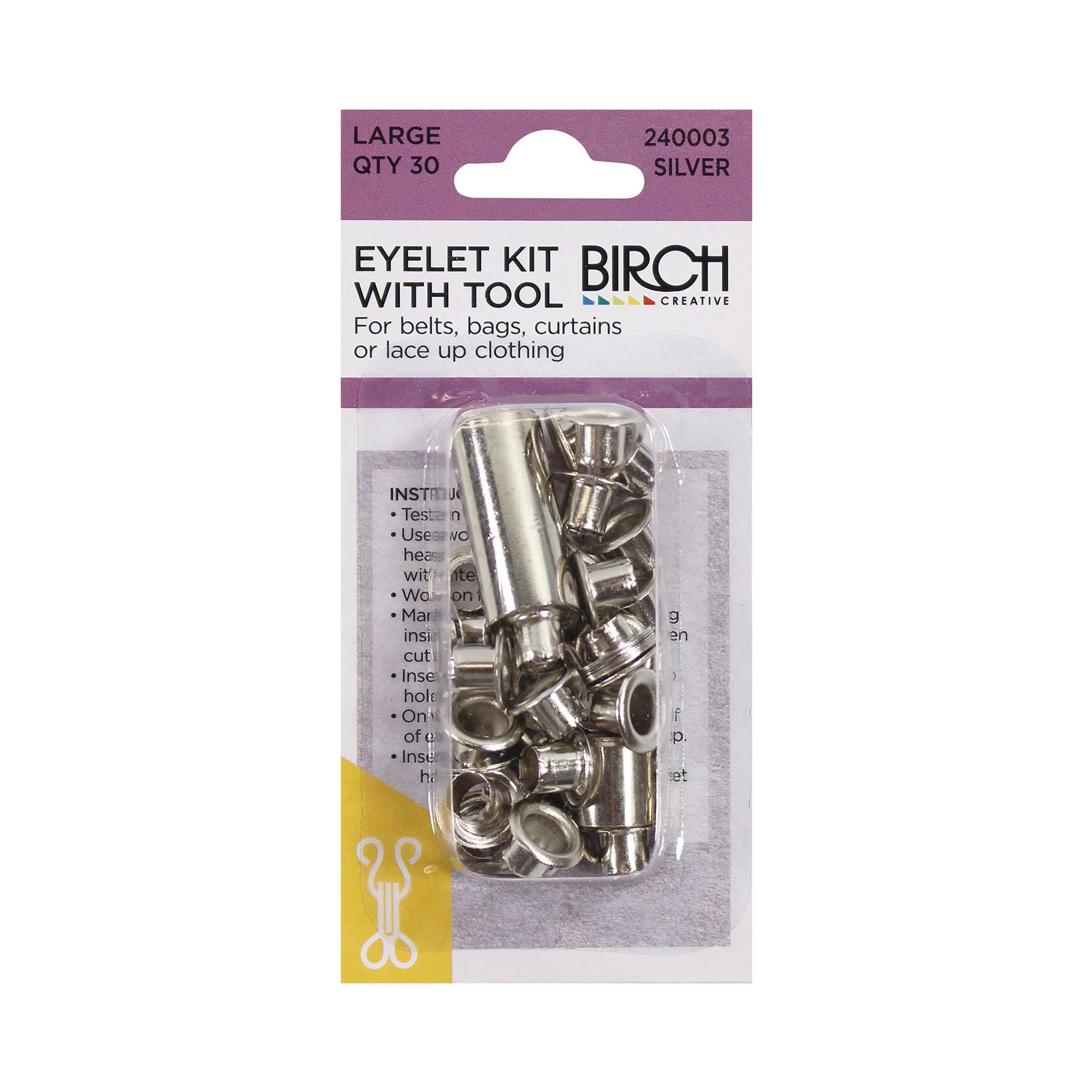 EYELET KIT & TOOL LGE » Birch Wholesale